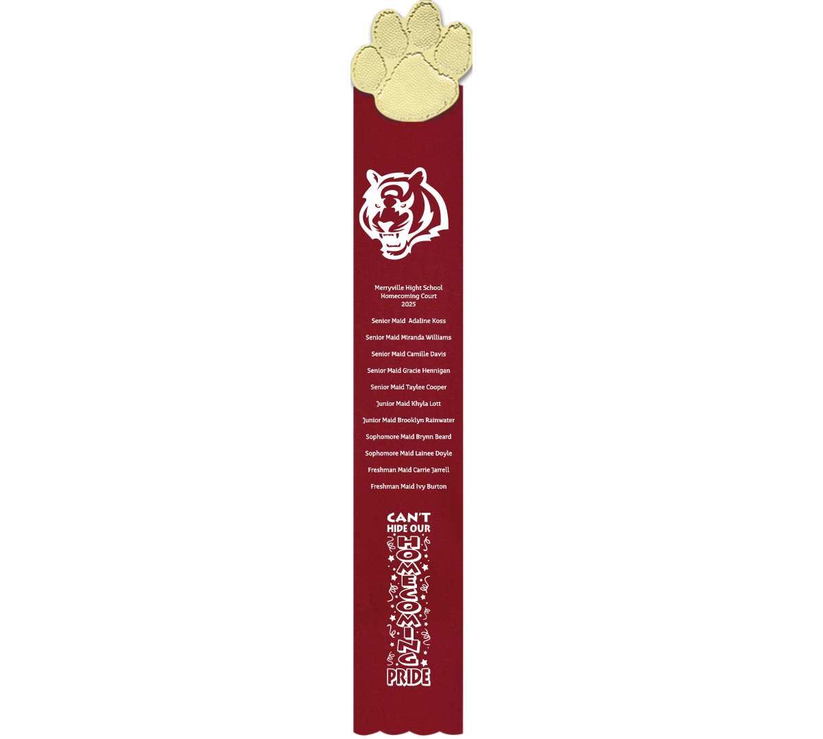 Custom Satin 3" x 16" Super Ribbon - Boosters Incorporated