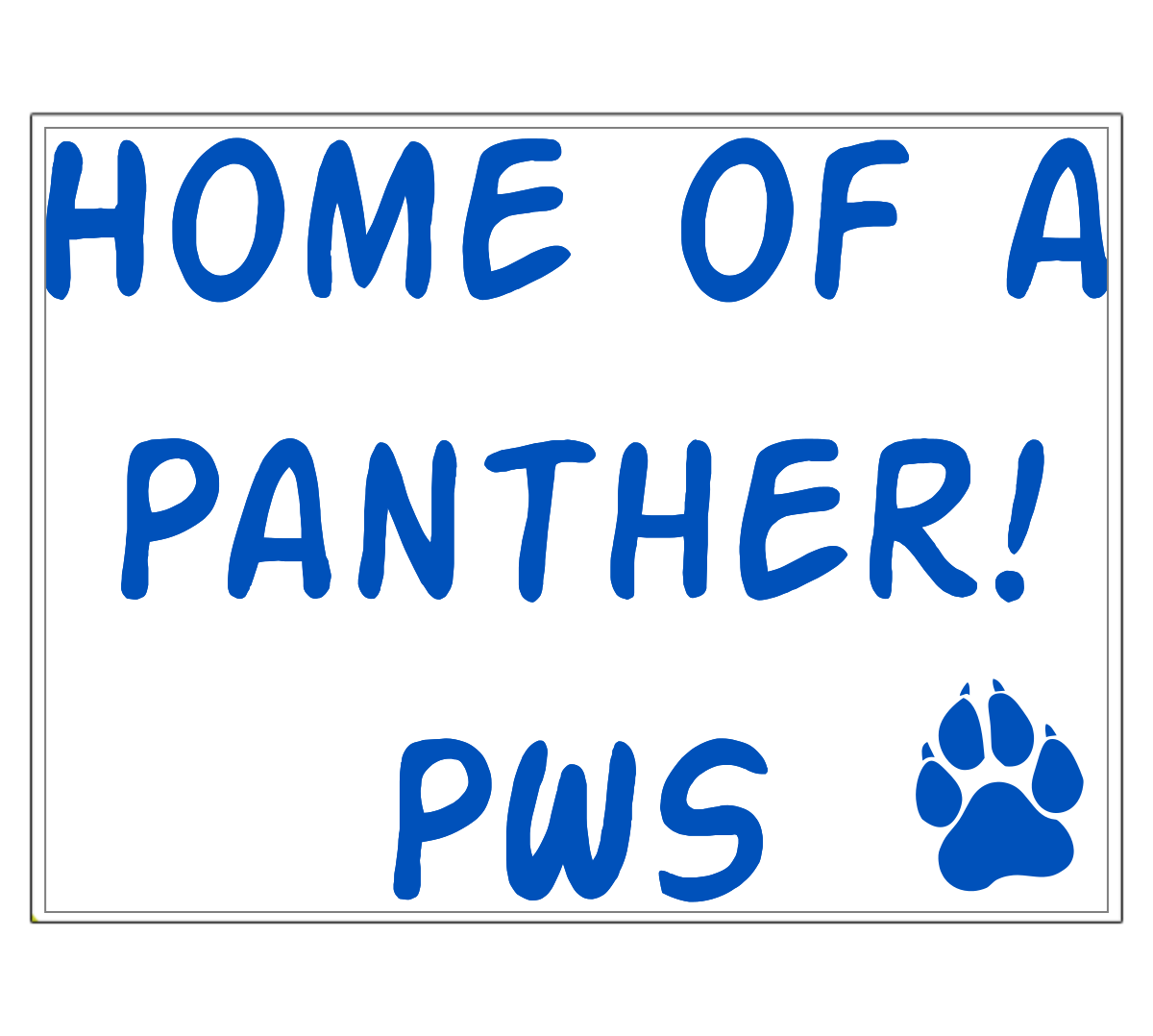 Custom Yard Signs w/Stand - Boosters Incorporated