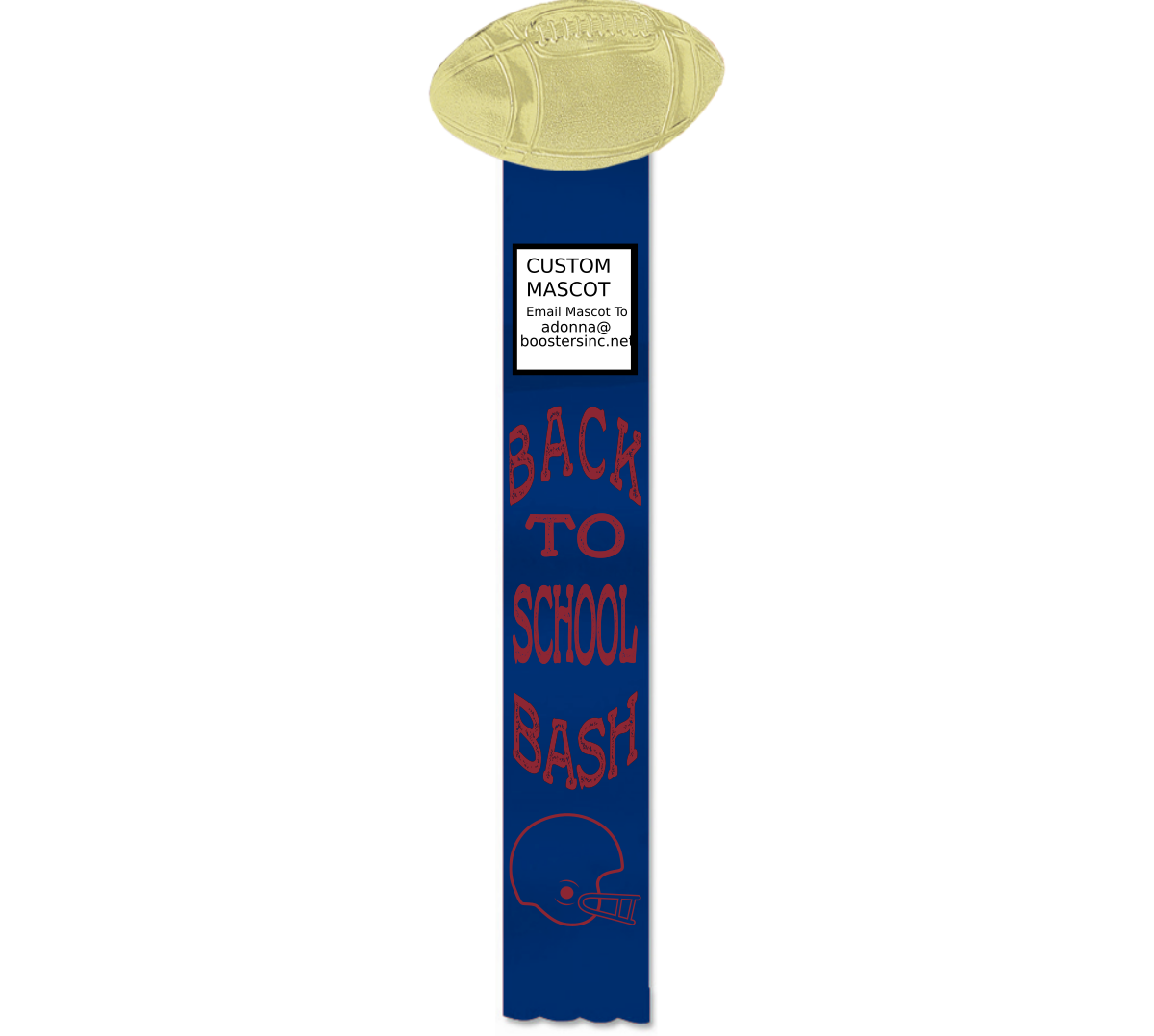 Custom Metallic 3" x 16" Super Ribbon - Boosters Incorporated