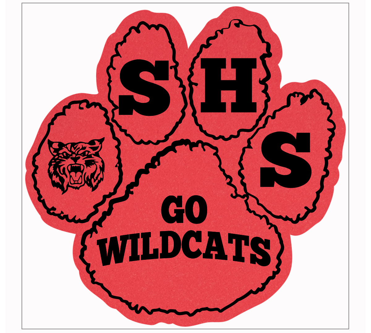 Custom 12" Foam Paw - Boosters Incorporated