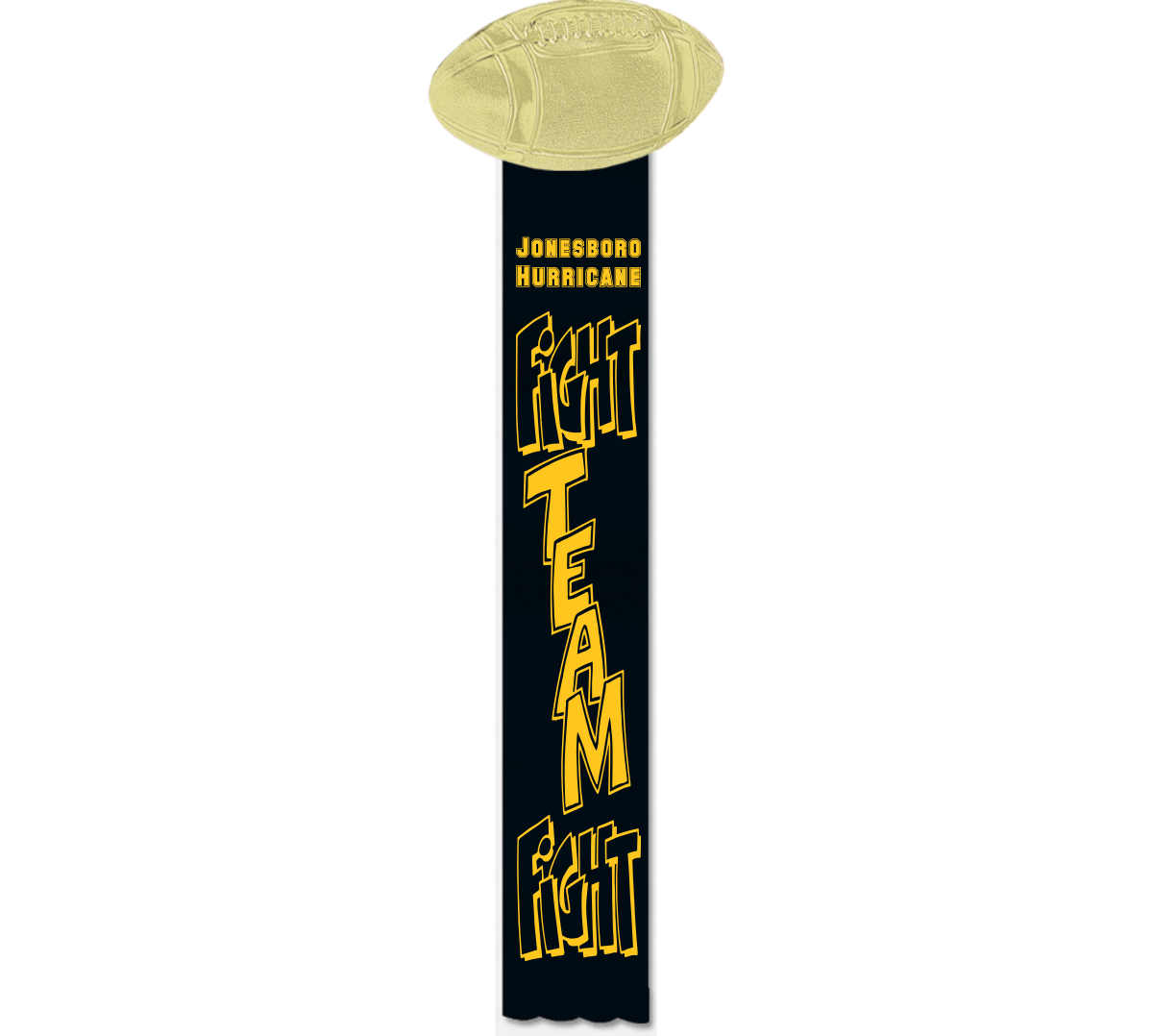 Custom Metallic Recognition Ribbon - Boosters Incorporated