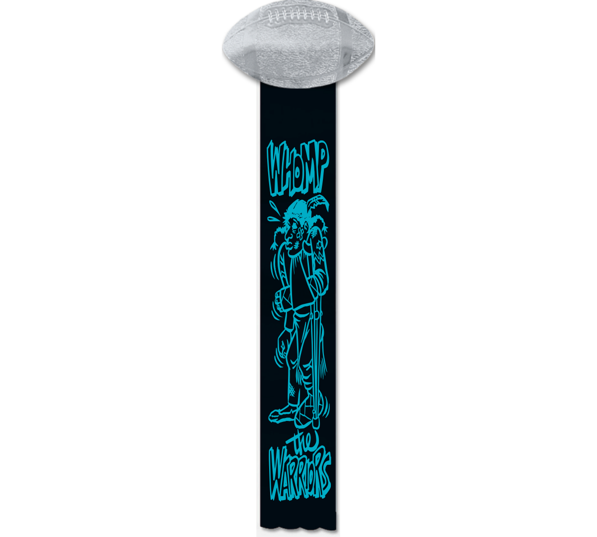 Custom Metallic 2" x 10" Game Ribbon - Boosters Incorporated