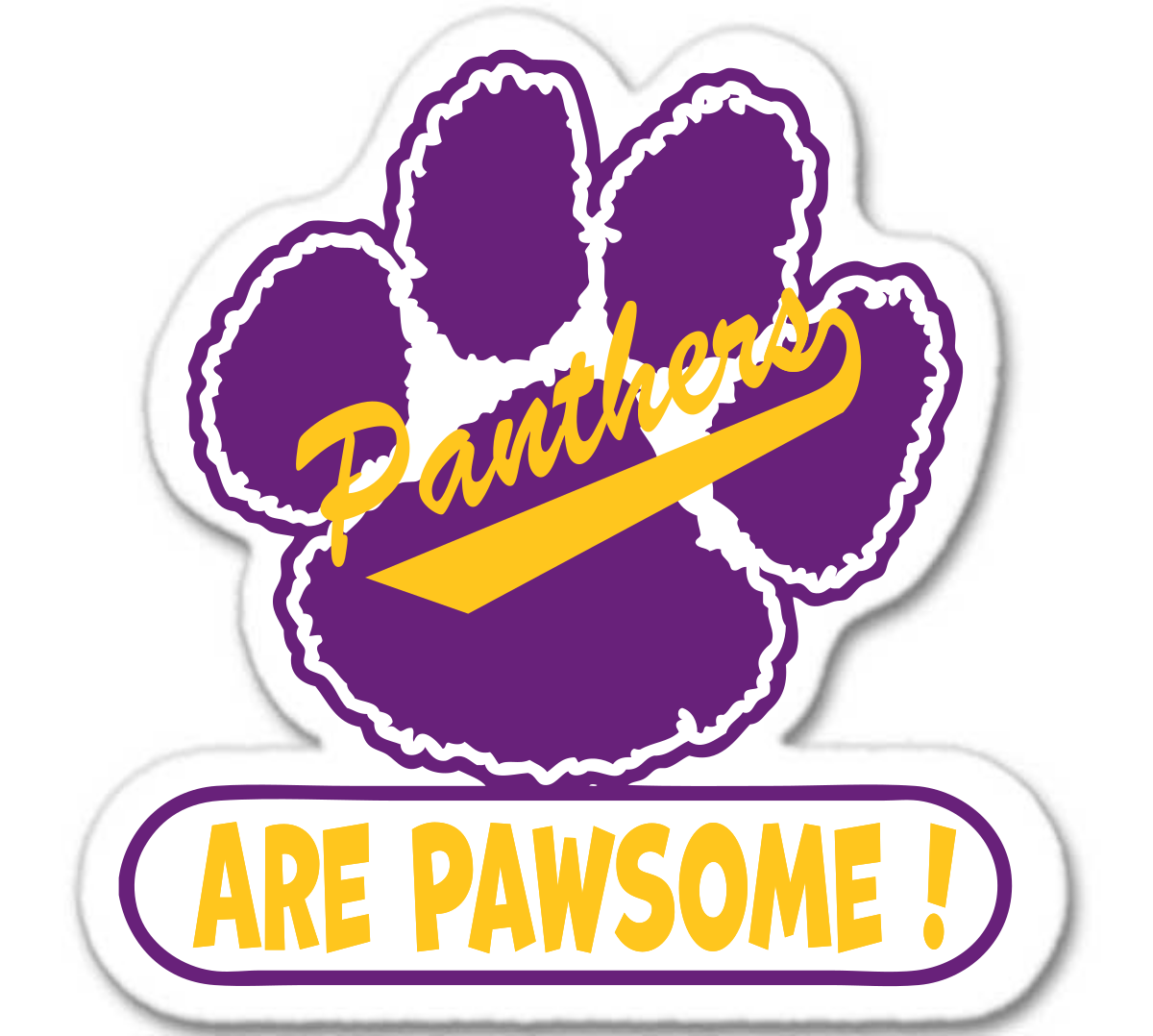 Custom Paw Button - Boosters Incorporated