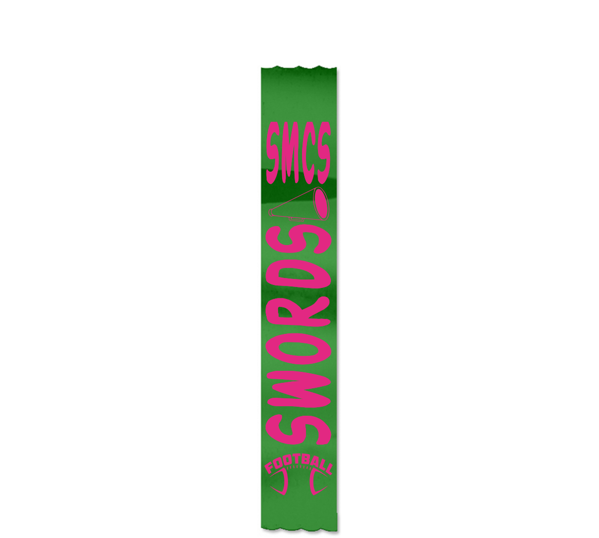 Custom Metallic 3" x 16" Super Ribbon - Boosters Incorporated