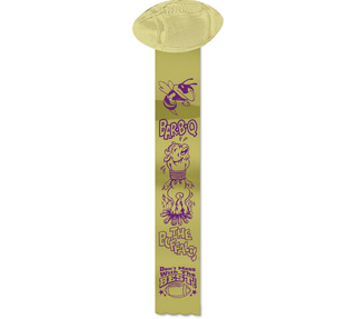 Custom Metallic 2" x 10" Game Ribbon - Boosters Incorporated