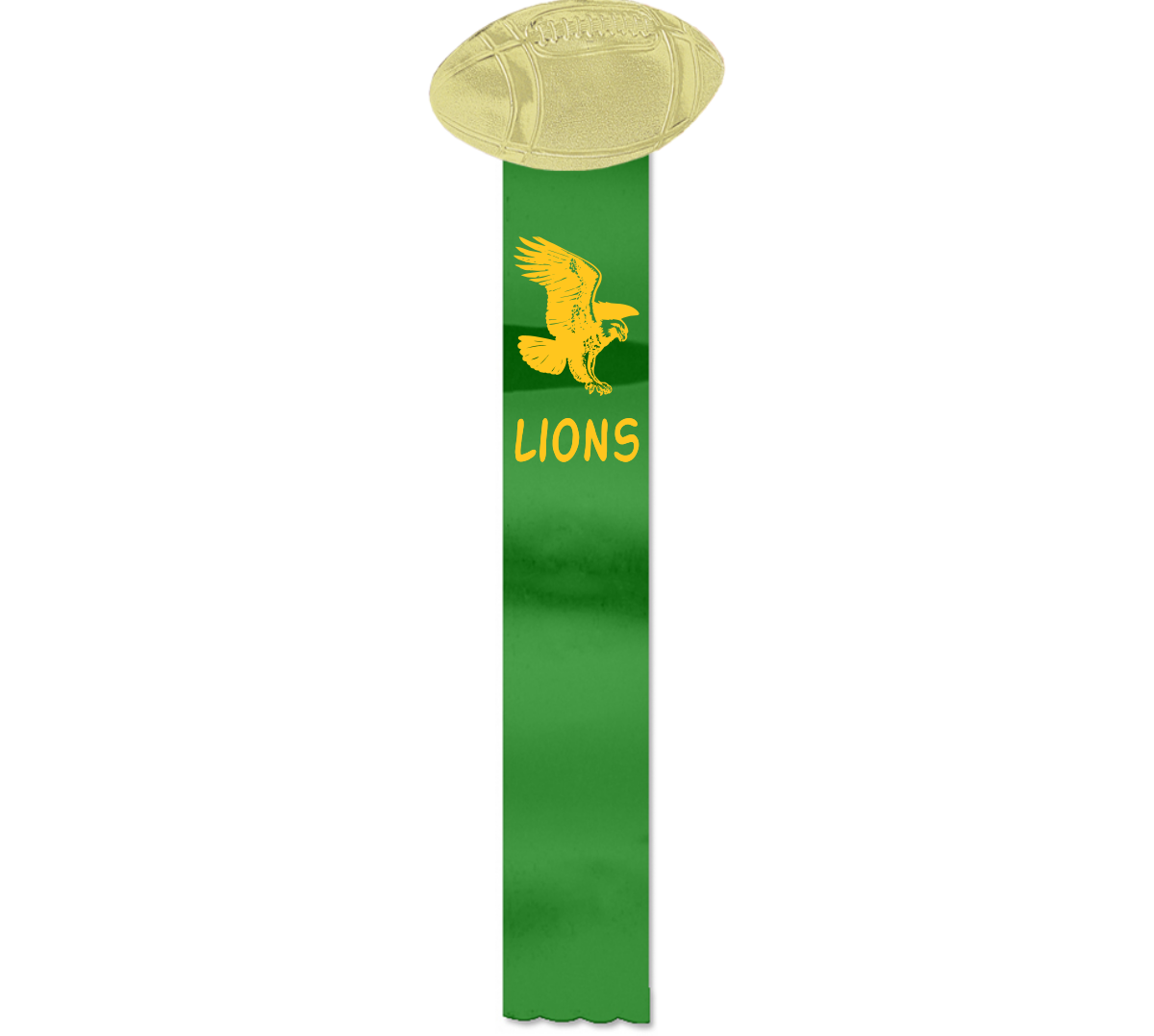 Custom Metallic 2" x 10" Game Ribbon - Boosters Incorporated