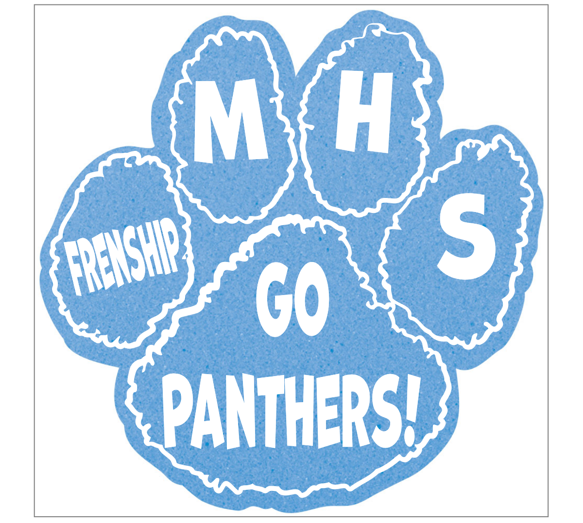 Custom 12" Foam Paw - Boosters Incorporated