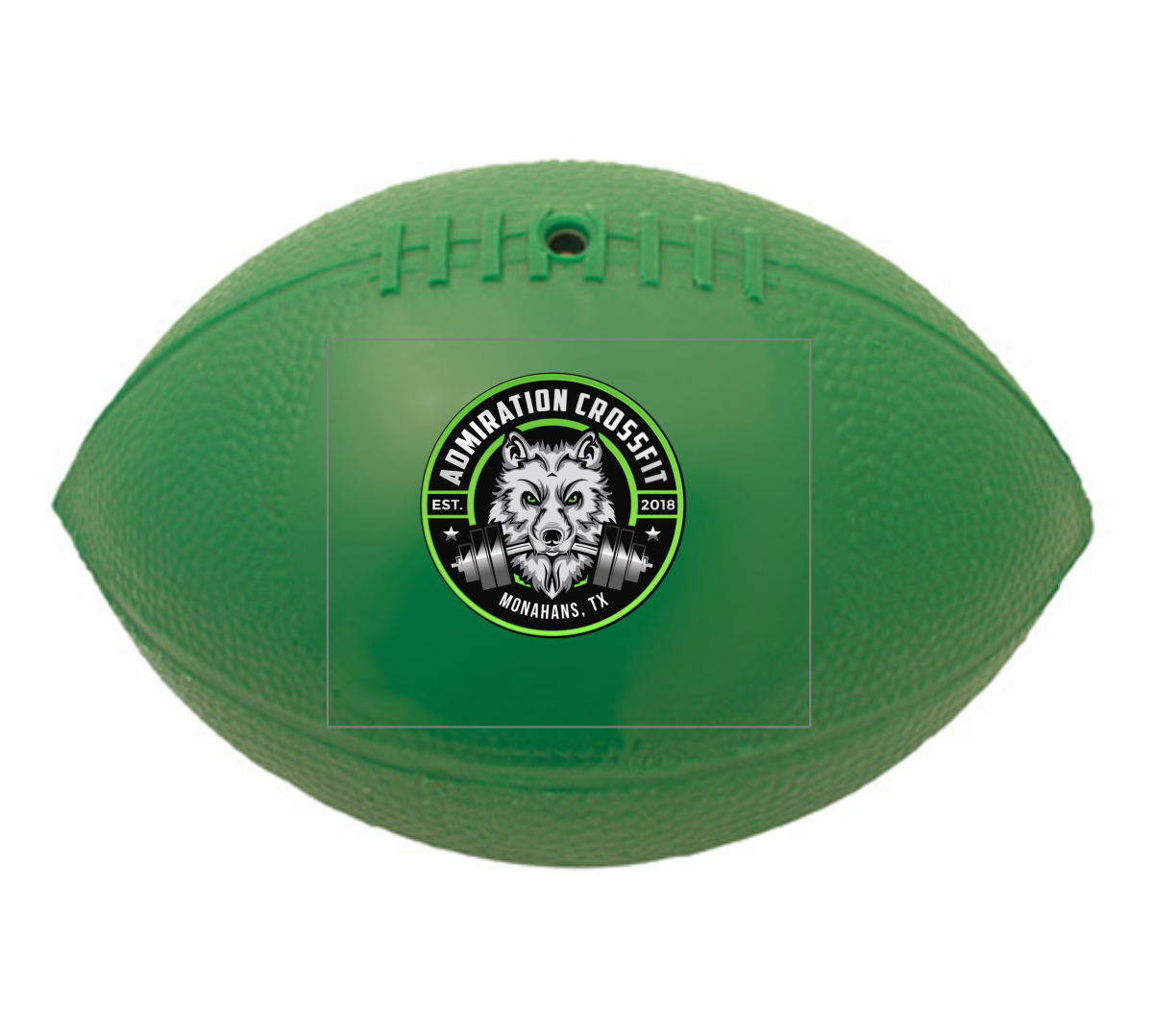 Custom Soft Vinyl Football w/o Stripes - Boosters Incorporated