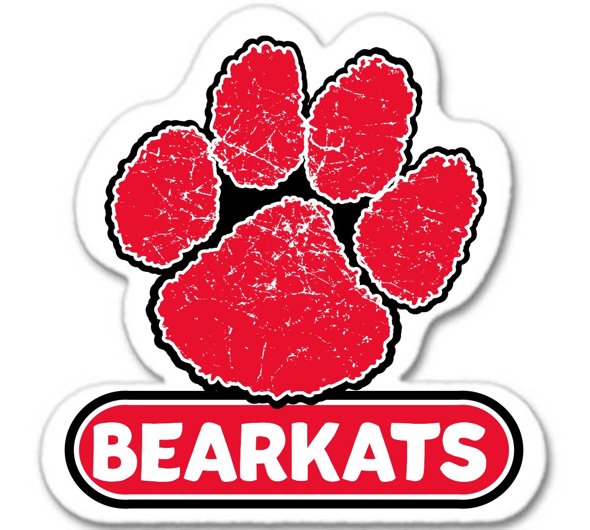 Custom Paw Button - Boosters Incorporated